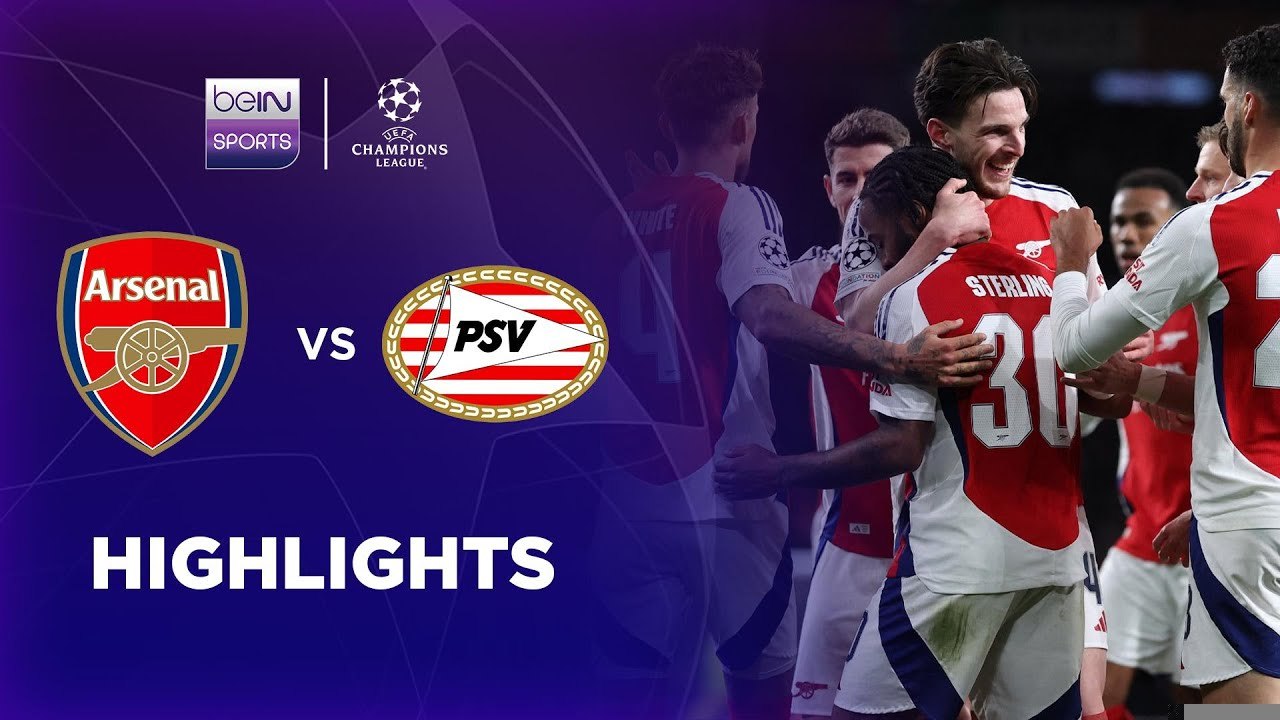 Arsenal vs. PSV - Game Highlights - video Dailymotion