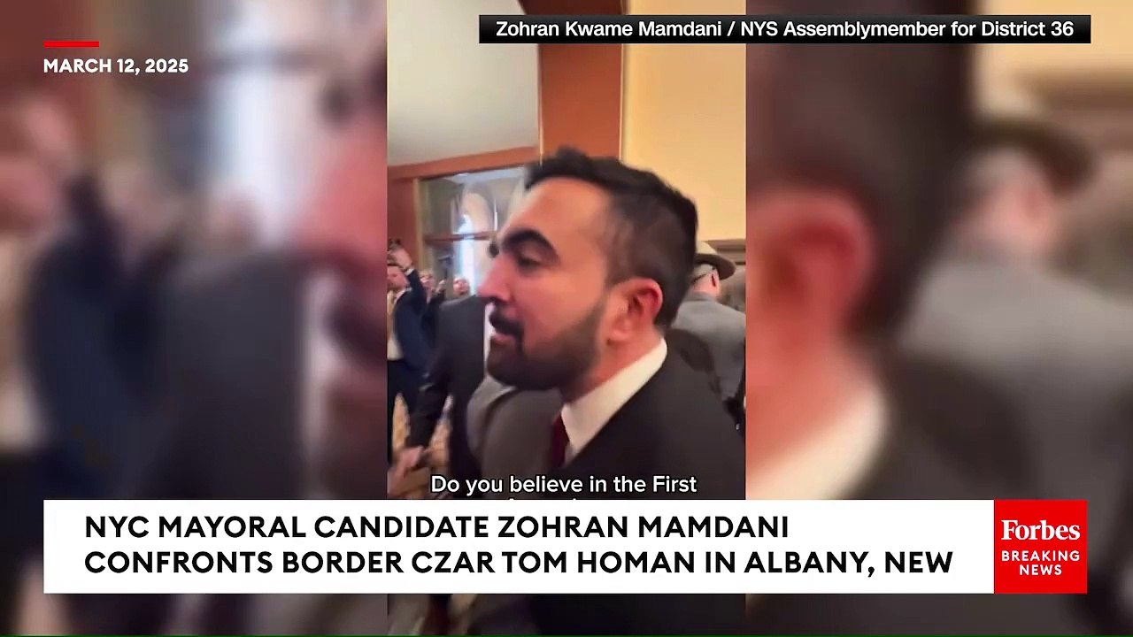 VIRAL MOMENT: NYC Mayoral Candidate Zohran Mamdani Confronts Border ...