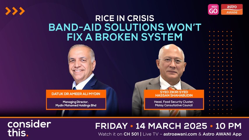 Consider This: Rice in Crisis — Band-Aid Solutions Won’t Fix a Broken ...