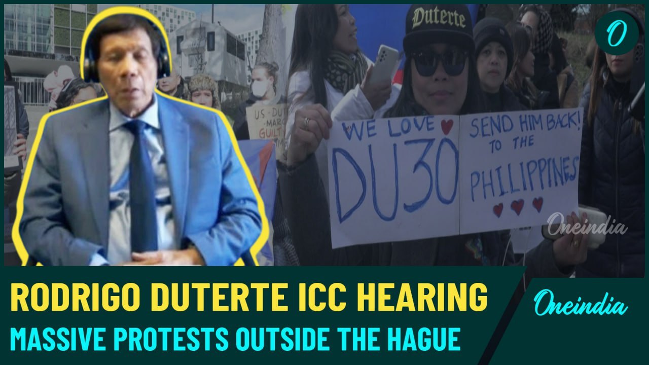 Duterte ICC Hearing | Duterte Supporters and Opponents Face Off in ...