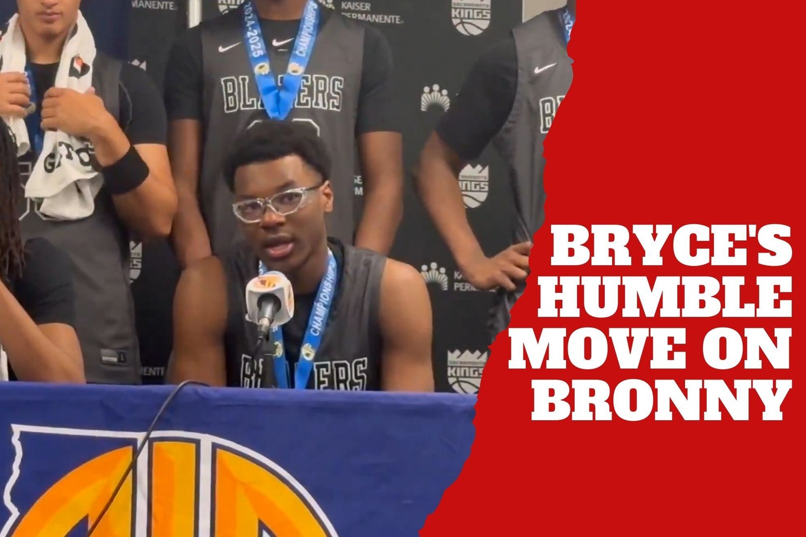 Bryce James? humble response when asked if he has bragging rights over Bronny - MARCA TV English