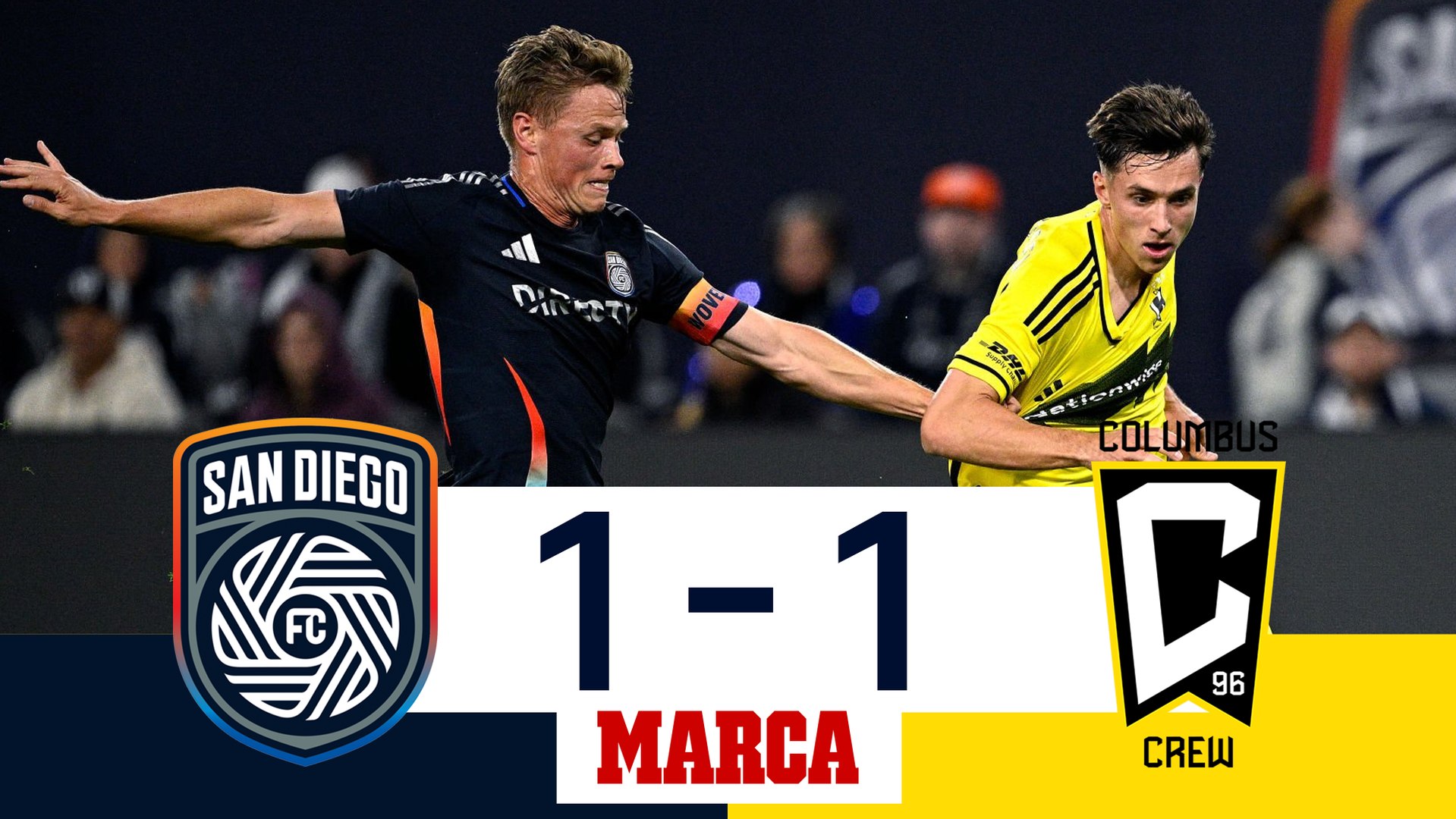 San Diego stays undefeated! | San Diego FC 1-1 Columbus Crew | Goals ...