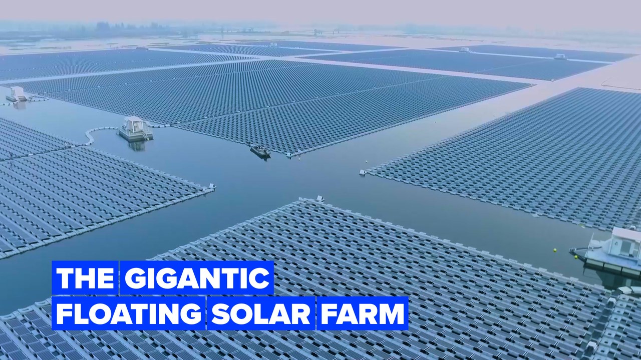 One of the world's largest floating solar farms - video Dailymotion