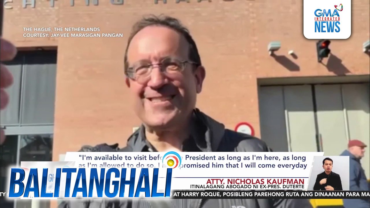 British-Israeli Lawyer Atty. Nicholas Kaufman, nabisita na si FPRRD ...