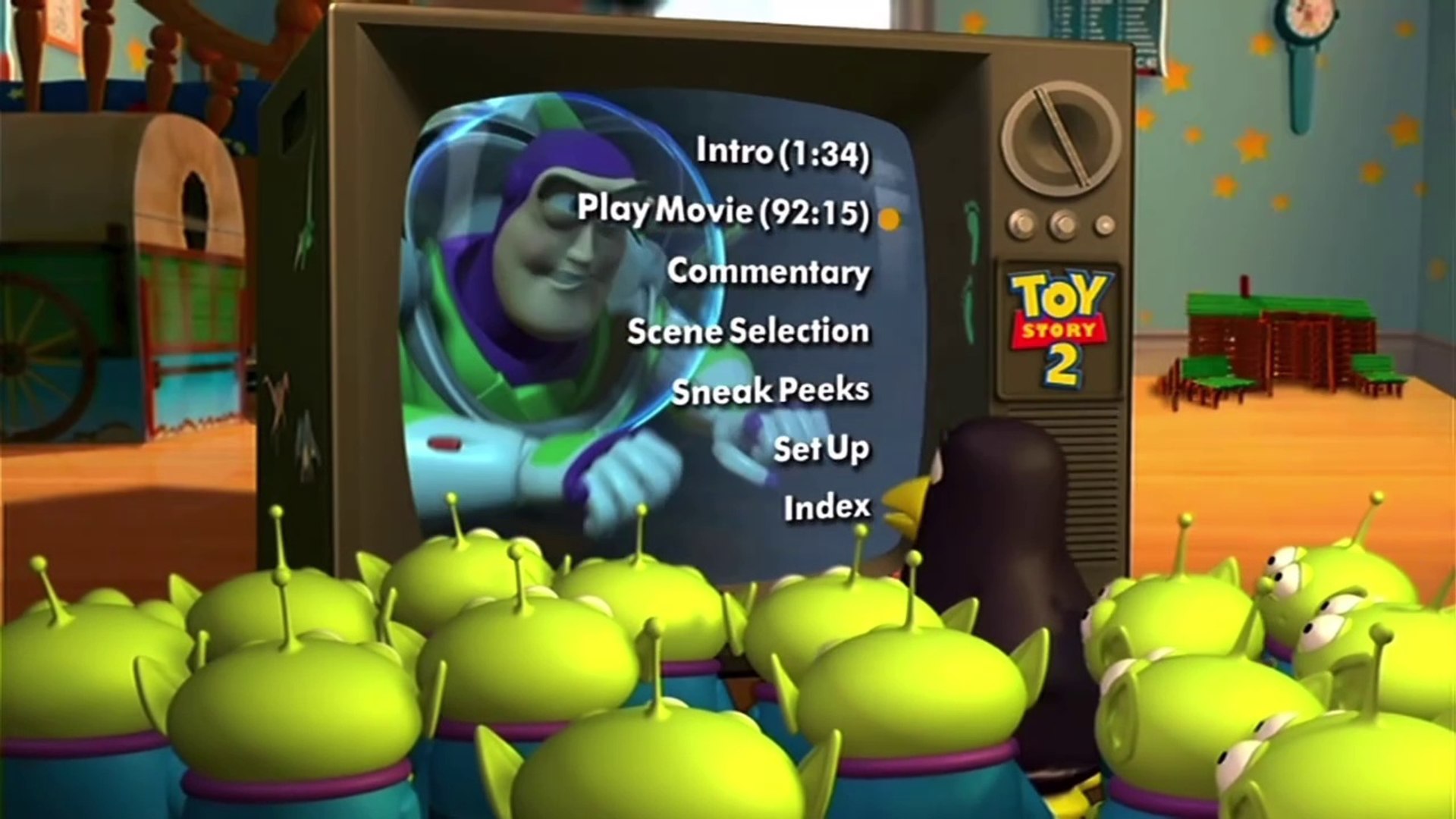 Toy Story 2 Dvd Meny
