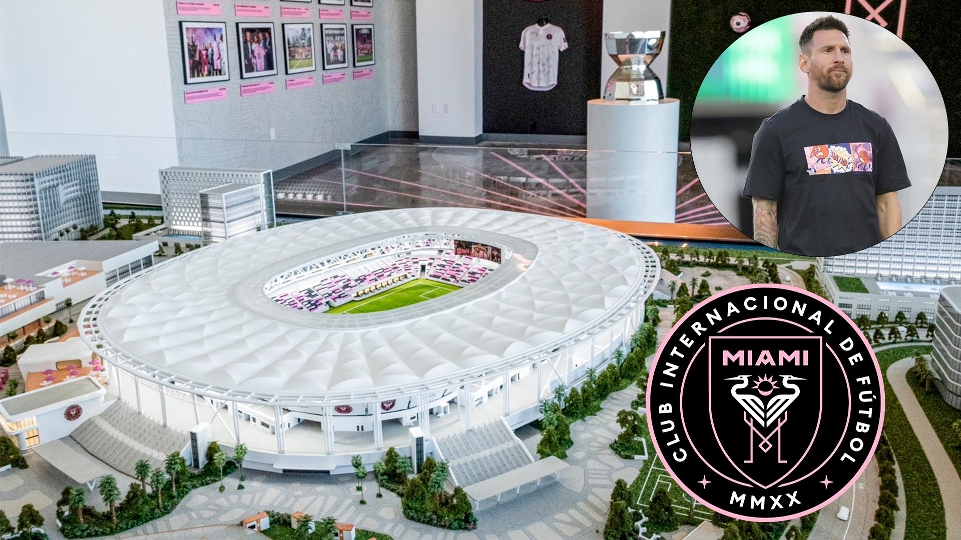 Messi tendrá nuevo estadio, Inter Miami presenta su "Miami Freedom Park ...