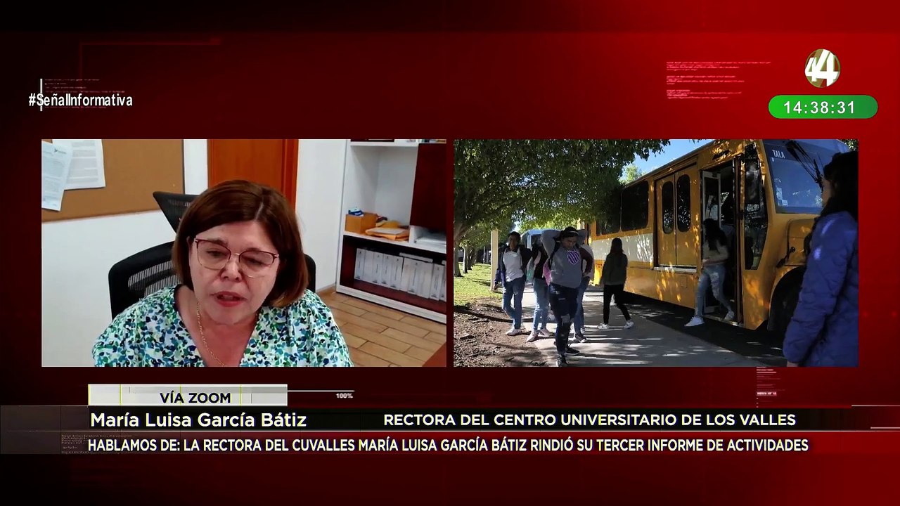 María Luisa García Bátiz habla de su tercer informe de actividades en ...