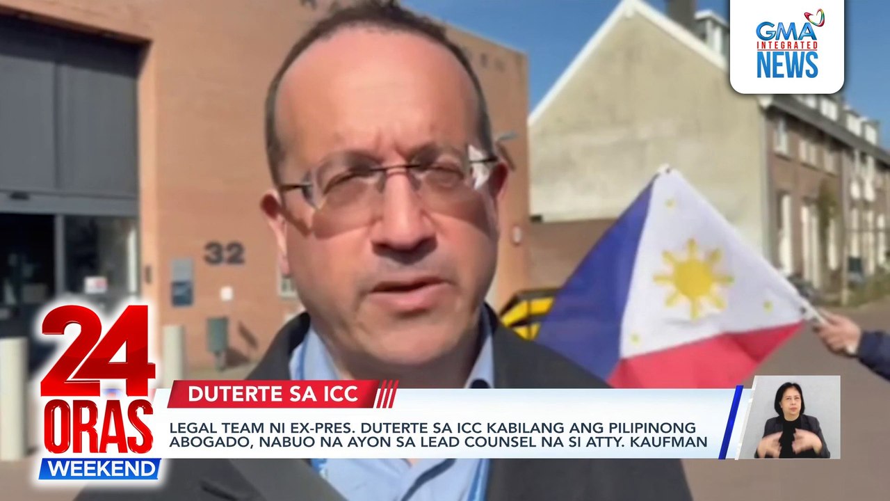 Legal team ni Ex-Pres. Duterte sa ICC kabilang ang Pilipinong abogado ...