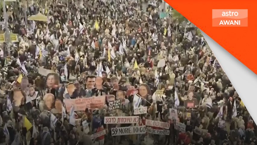 Ribuan rakyat israel bantah keputusan kerajaan | Astro Awani