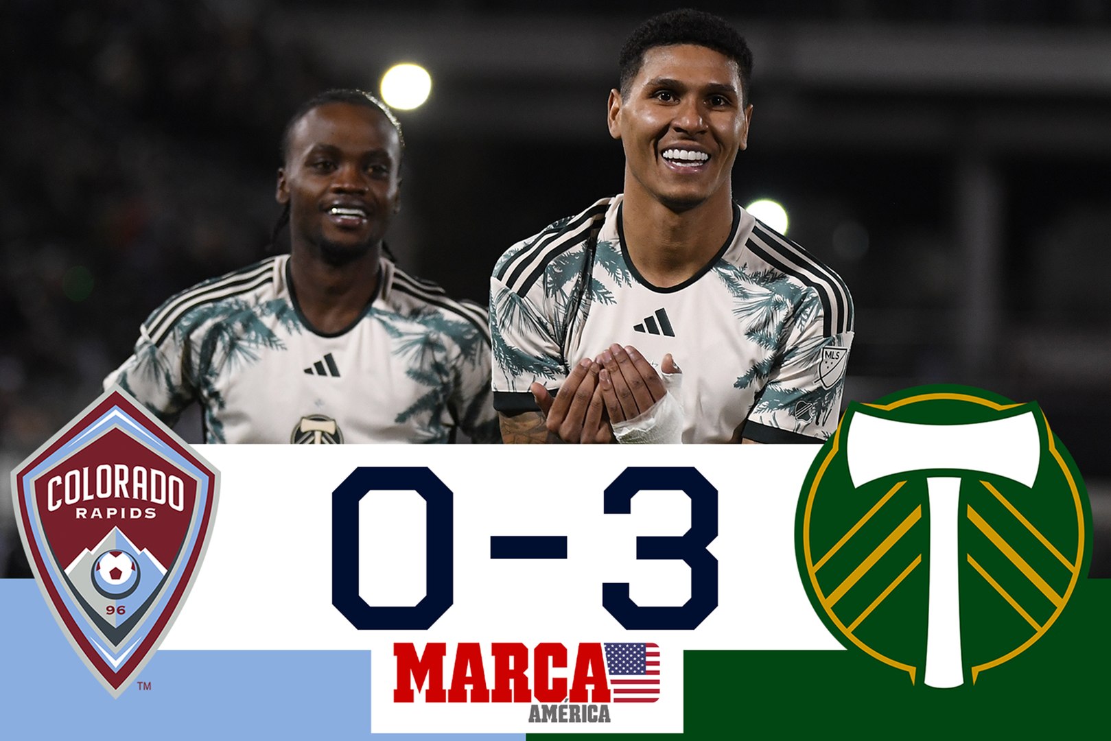 Goleada Timber en Denver I Colorado 0-3 Portland I Resumen y goles I ...