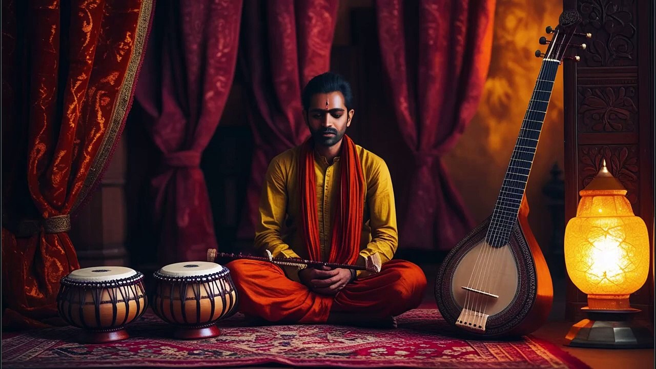 Indian Tabla & Sitar Instrumental Music - Traditional Classical Music ...