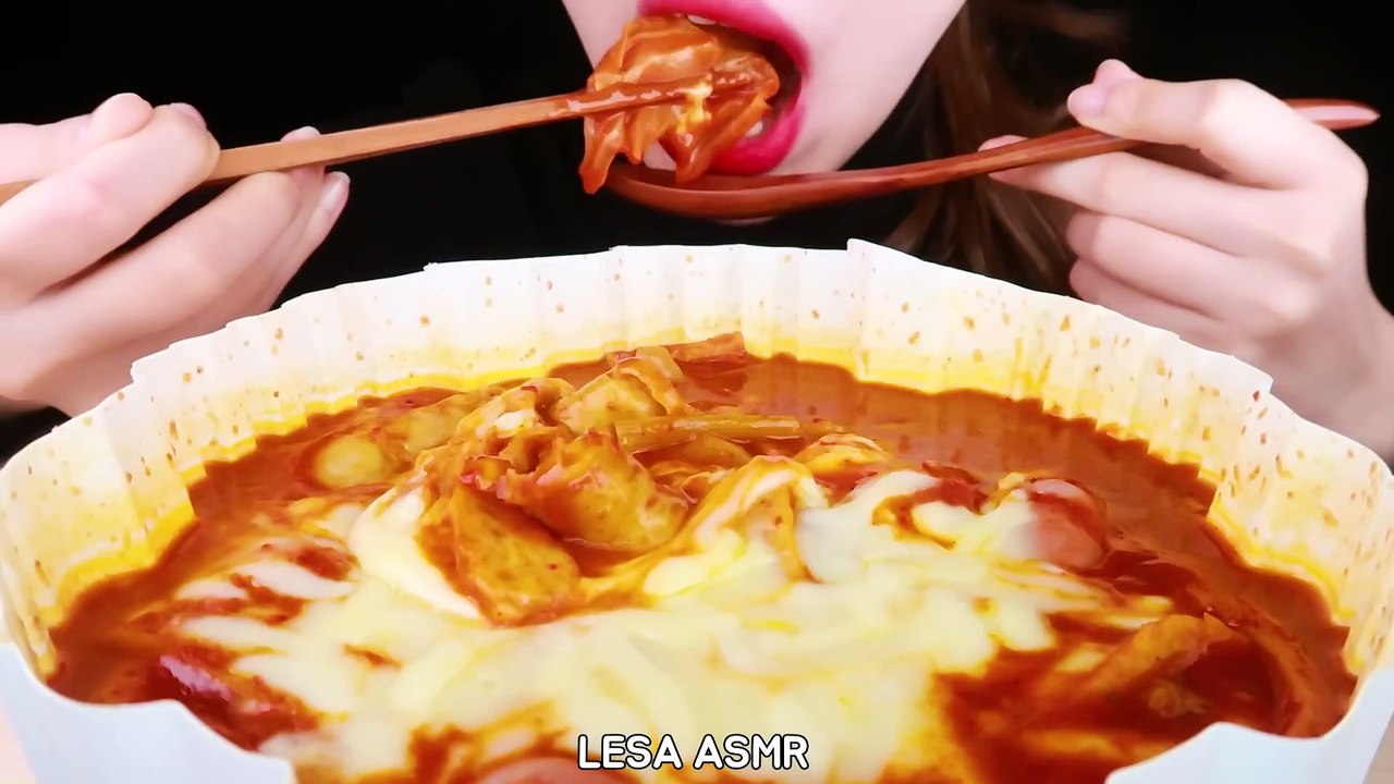 ASMR CHEESE TTEOKBOKKI EATING SOUNDS MUKBANG 국물많은 엽떡 먹방 咀嚼音 - video ...