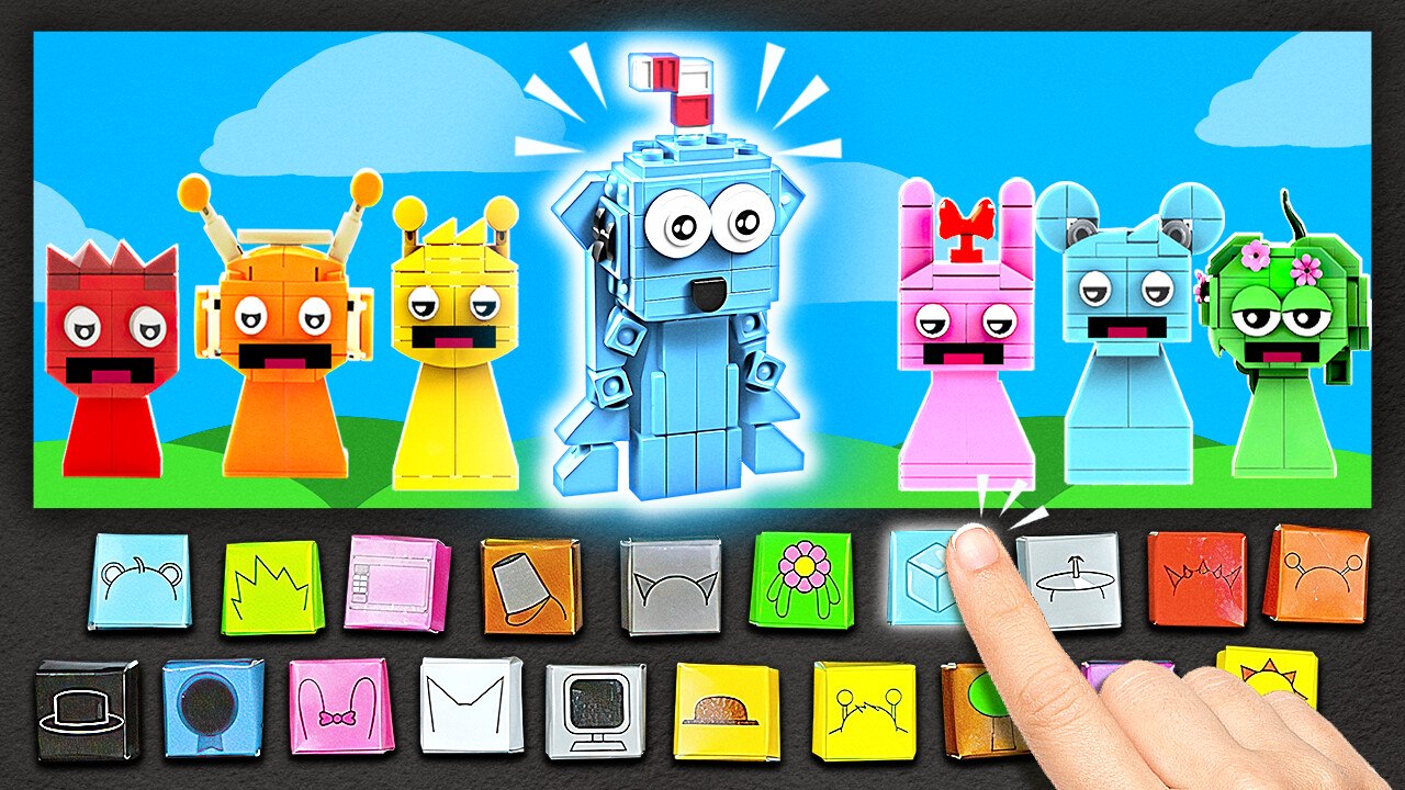 Lego Sprunki Game 🧊♥️ *Paper SPRUNKI Game Books And Lego Ideas* - video ...