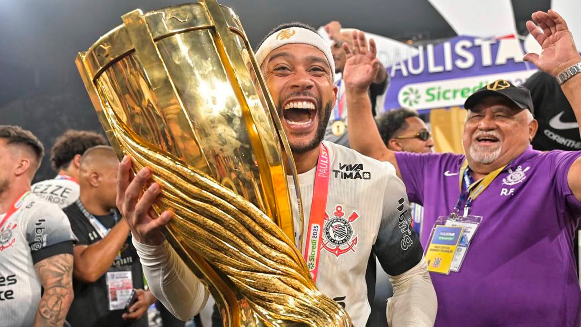Memphis Depay del Corinthians gana el Campeonato brasileño Paulista ...