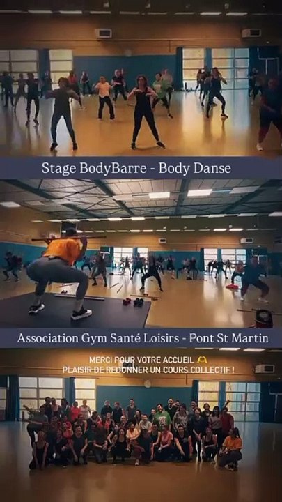 MERCI CHARLINE ET AUX 49 PARTICIANTES AU STAGE DE BODY BARRE ET BODY ...