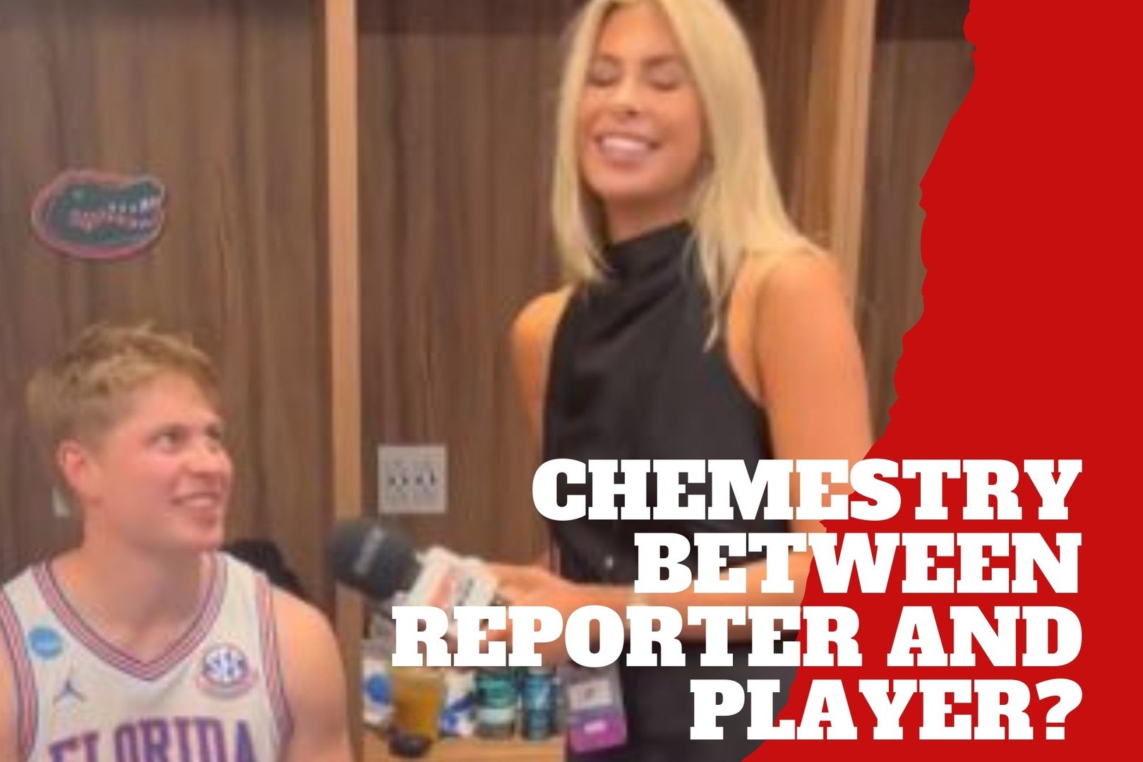 CHEMESTRY BETWEEN REPORTER AND PLAYER? - MARCA TV English