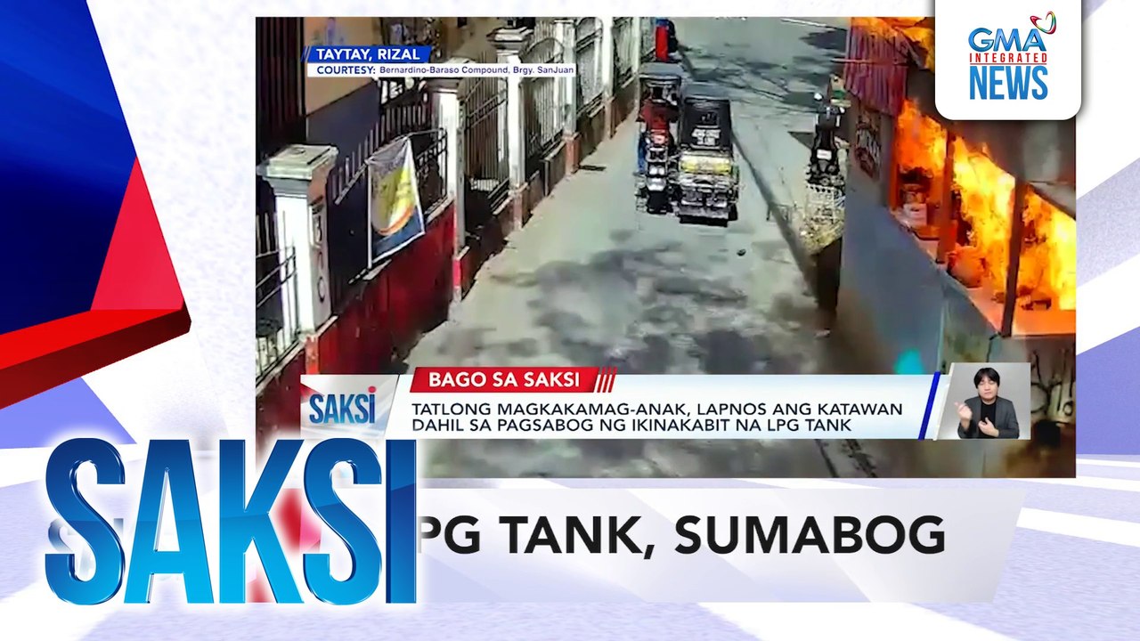 LPG tank, sumabog (Originally aired on March 31, 2025) | Saksi - video ...