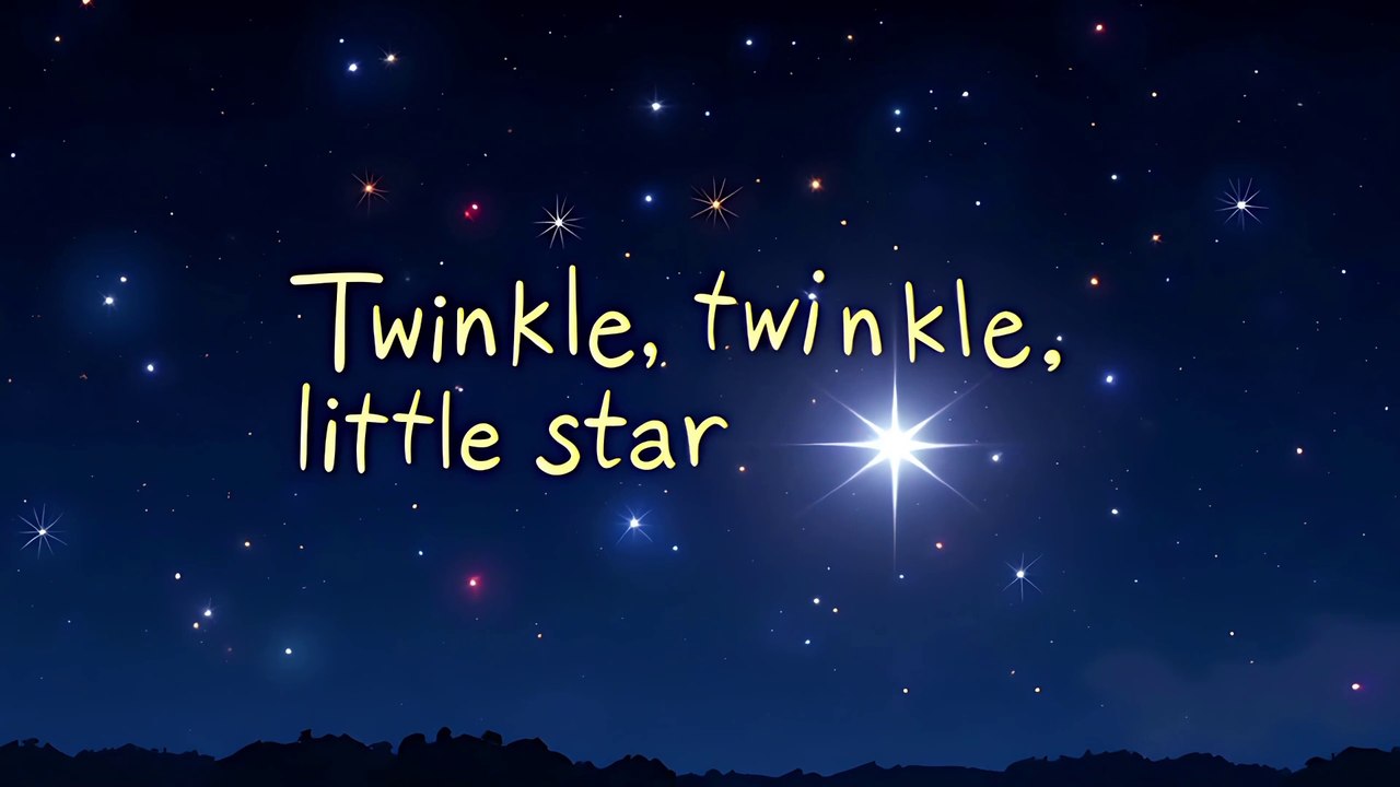 Twinkle Twinkle Little Star | Animated Nursery Rhyme for Kids - video ...