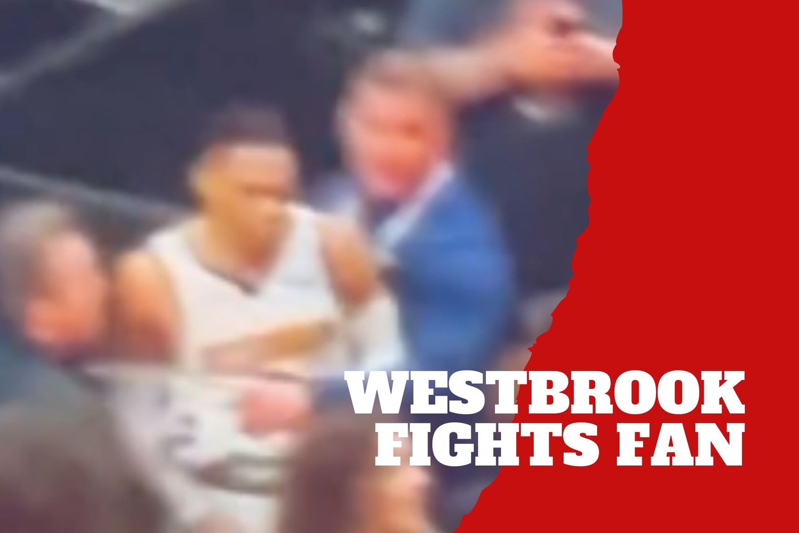 Russell Westbrook explodes in frustration at his own fan after being ...