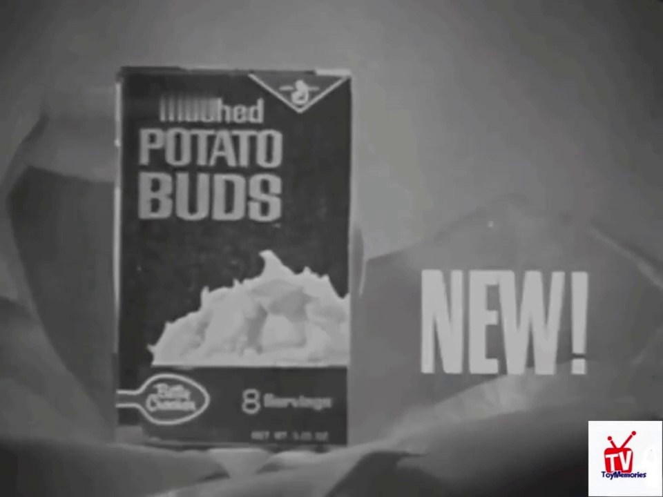 1960s Potato Buds (instant mashed potato) TV commercial - video Dailymotion