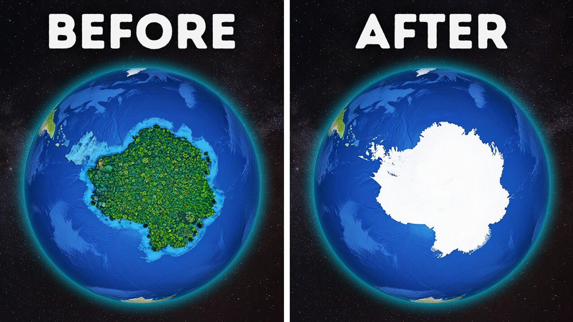 Earth Then And Now Dramatic Changes In Our Planet