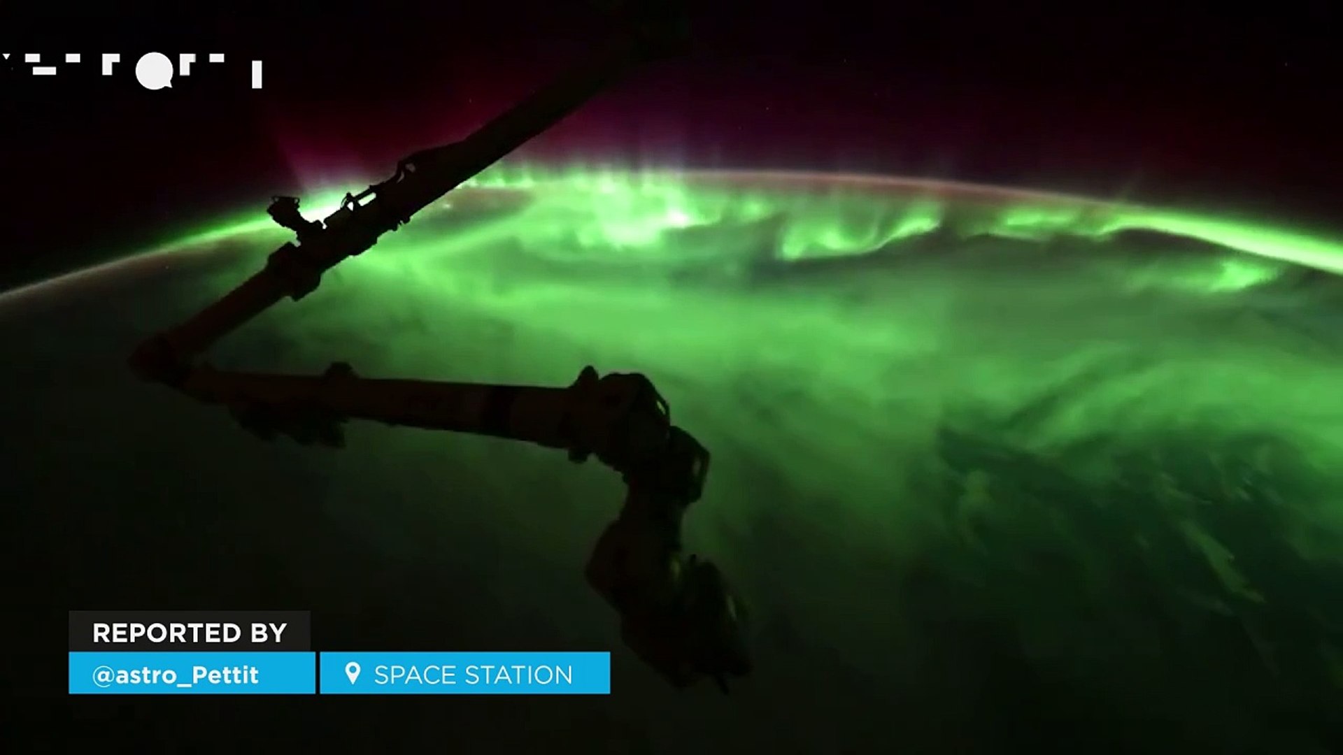 Aurora From International Space Station