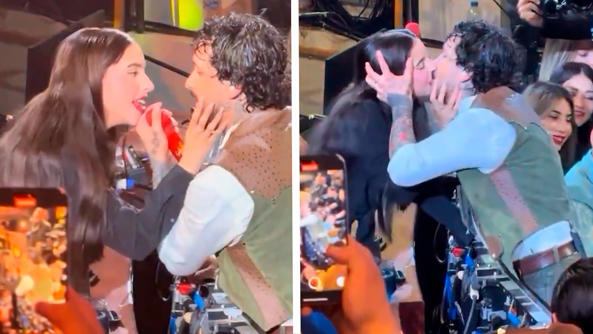 Ángela Aguilar y Christian Nodal derrochan amor en el palenque de Texcoco - MARCA MEXICO