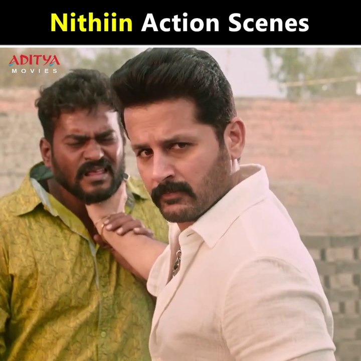 Nithiin Back-to-Back Action Scenes | Nithiin | Krithy Shetty | Macharla ...