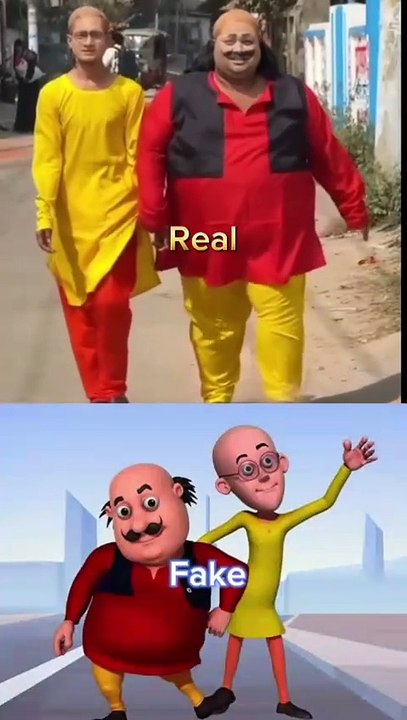 Motu patlu in real life 🤣😂 #motupatlu #facts #shorts - video Dailymotion