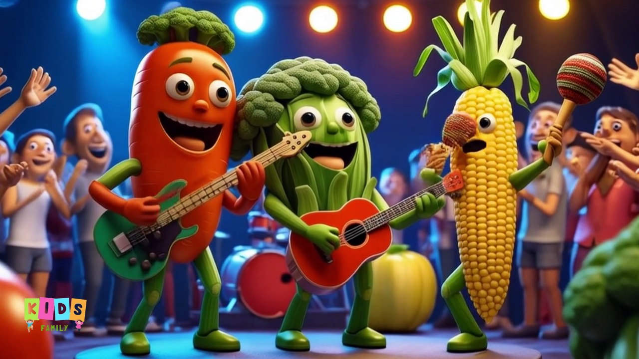 "Learn Vegetables with Fun | Animated Veggie Song for Kids 🌽🥕🍅" - video ...