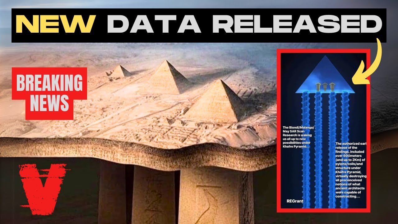 NEW DATA RELEASED of Giza Pyramid Discovery (Khafre Pyramid) - video ...