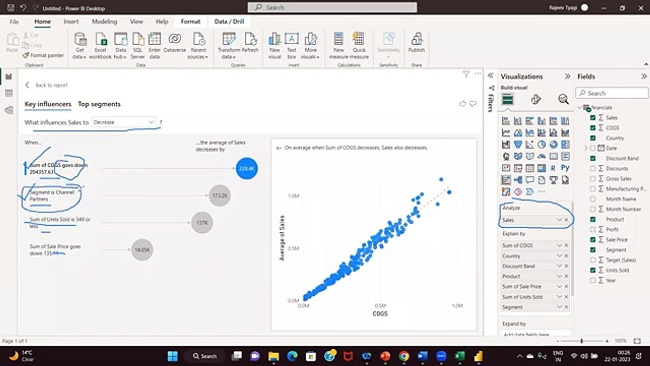 Power BI Key Influencers & Segments - video Dailymotion
