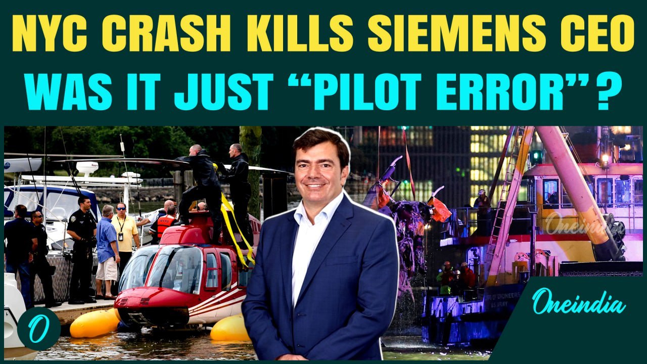 Attack Or Accident? NYC Helicopter Crash Mystery | How Siemens CEO's ...