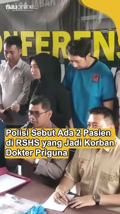 Polisi Sebut Ada 2 Pasien di RSHS yang Jadi Korban Dokter Priguna - Video Dailymotion
