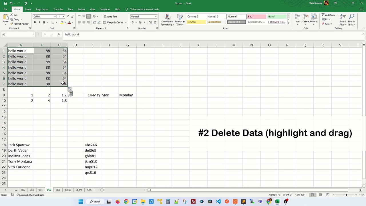 How do you use a fill handle? - Excel Tips and Tricks - video Dailymotion