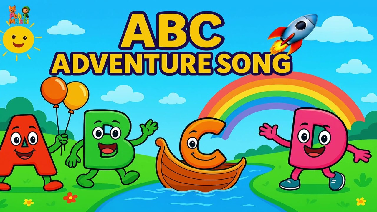 ABC Adventure Song! 🚀Talking Letters & Fun Learning for Kids | A to Z ...