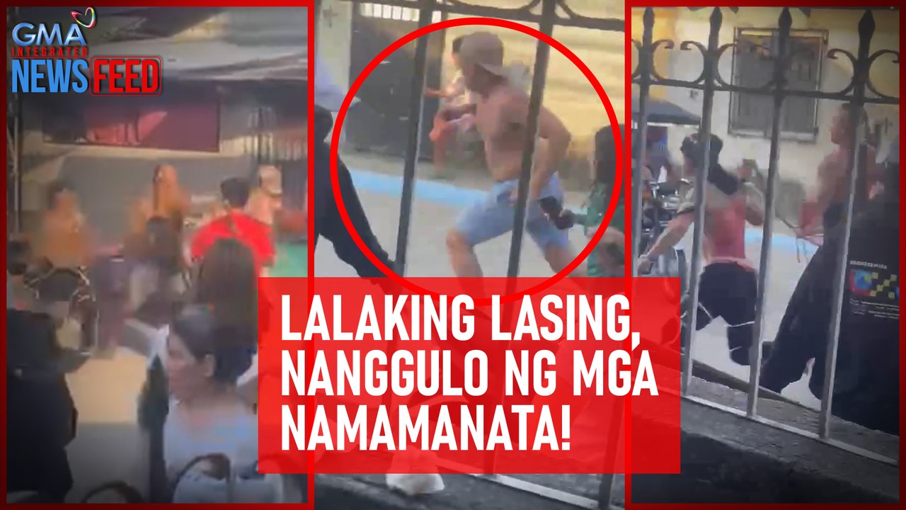Lalaking lasing, nanggulo ng mga namamanata! | GMA Integrated Newsfeed ...