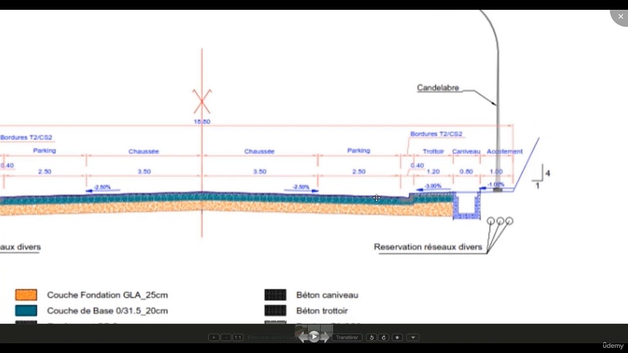 15. Concevoir un Profil en Travers Type par Point - Partie 1 - Vidéo ...