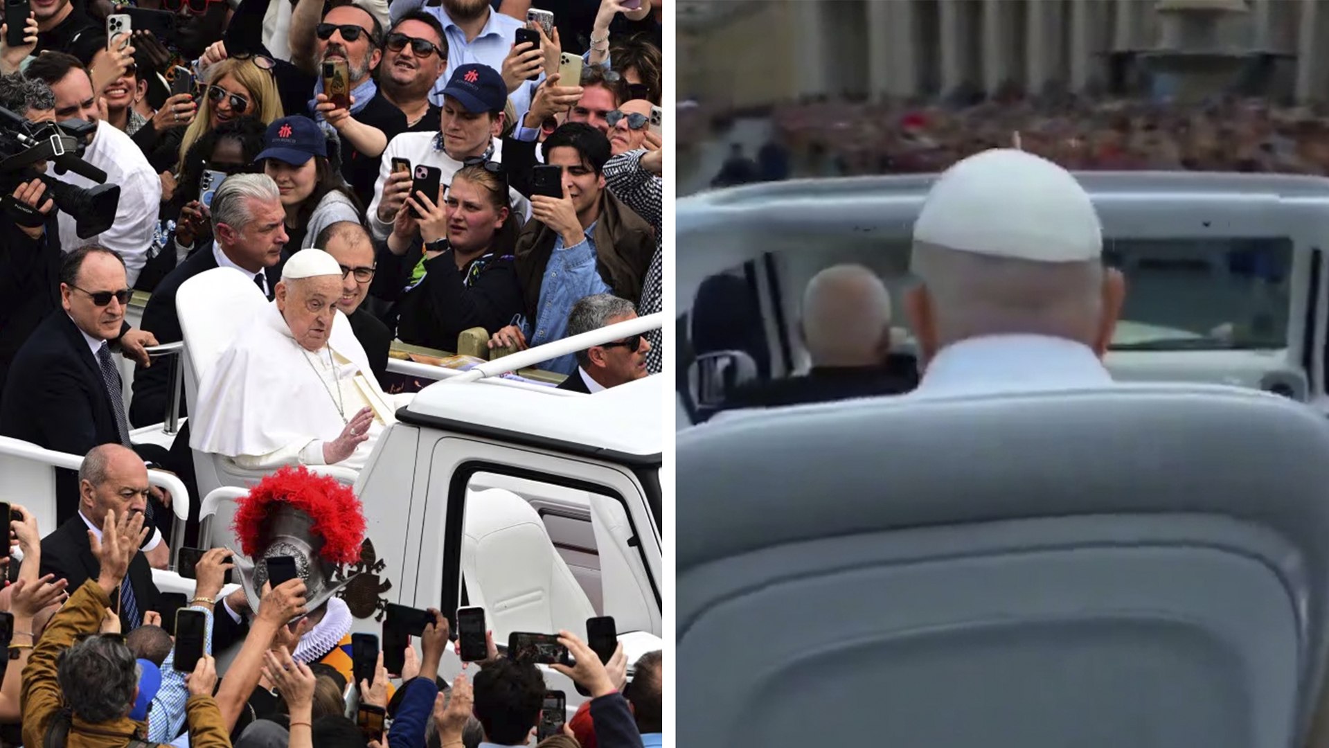 Papa Francisco: Momento extacto en el que las campanas del Vaticano ...