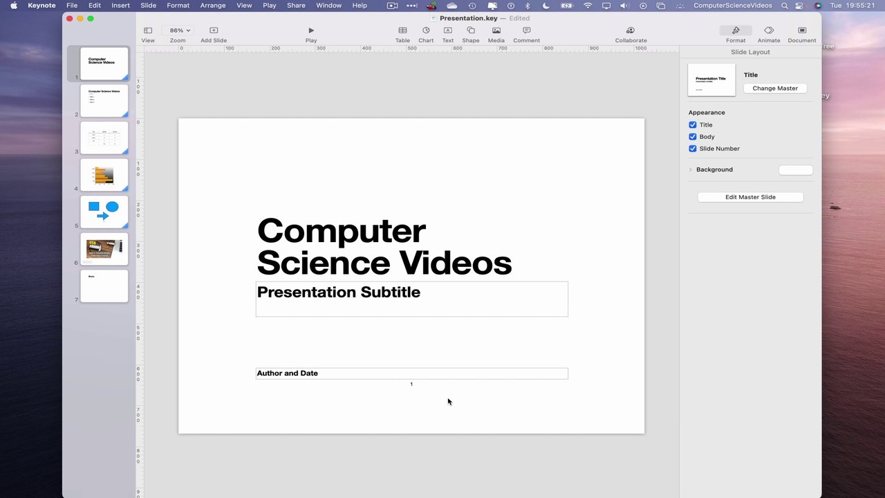 How to ADD Numbers to Your Presentation On Keynote Using a Mac Computer ...