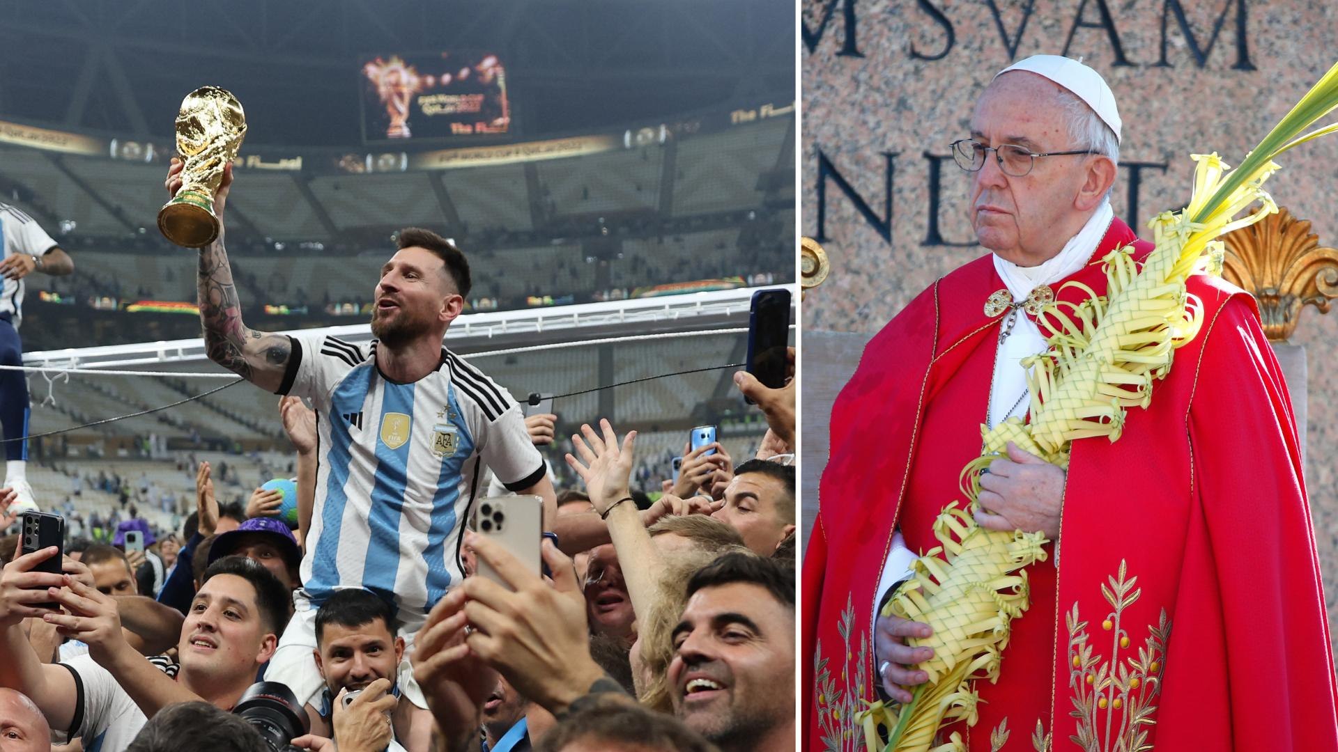 Pope Francis: the only Argentine who didn’t watch Messi lift the World ...