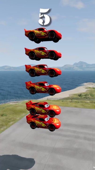 lightning mcqueen falling BeamNG Drive - Video Dailymotion