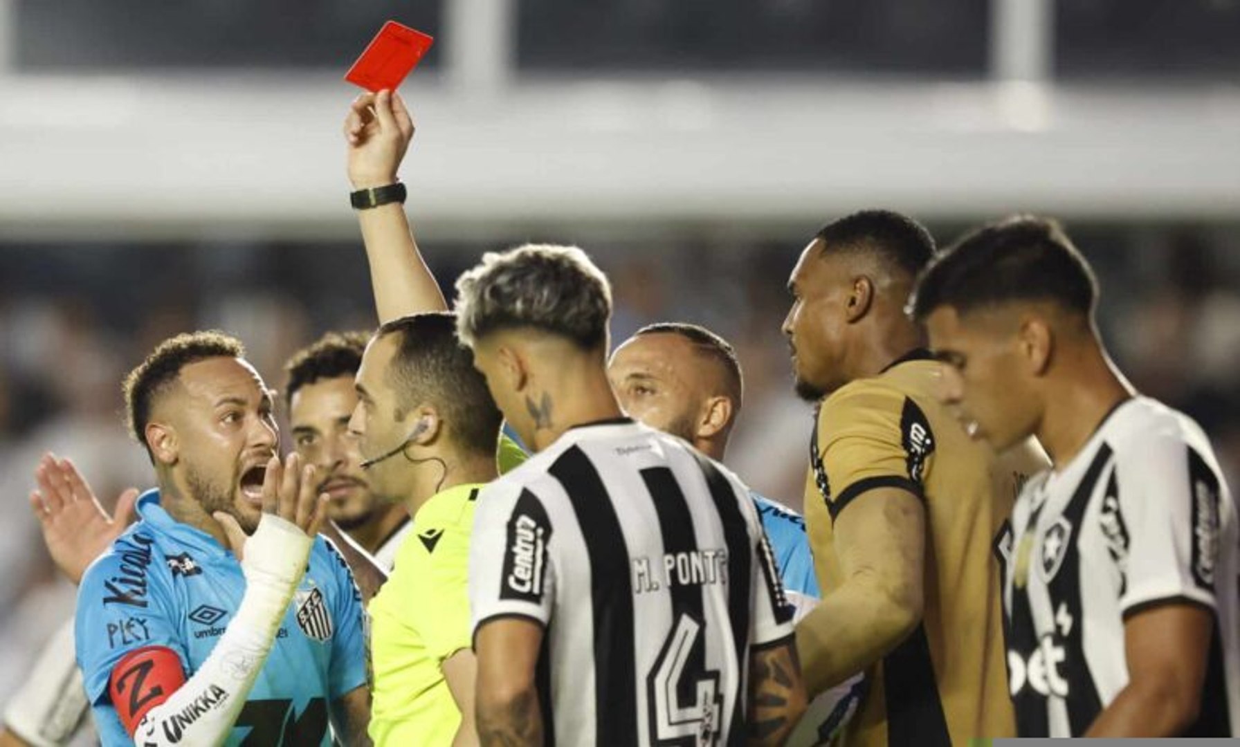 Neymar Sent Off for Attempting to Score with His Hand: He May Have ...