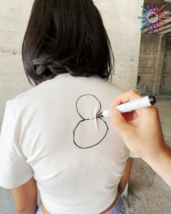 Draw on my back challenge! 🙌 - video Dailymotion