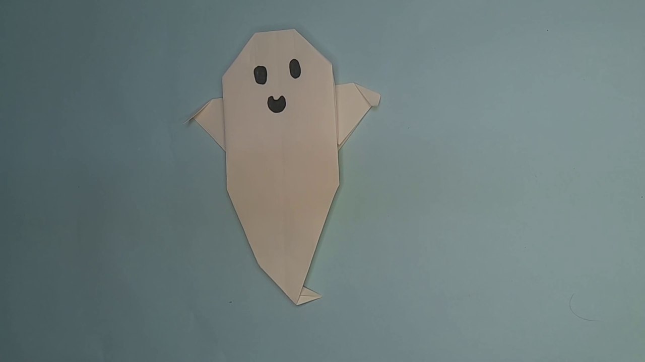 Fold a Spooky Origami Ghost: Simple Step-by-Step Craft Guide - video ...