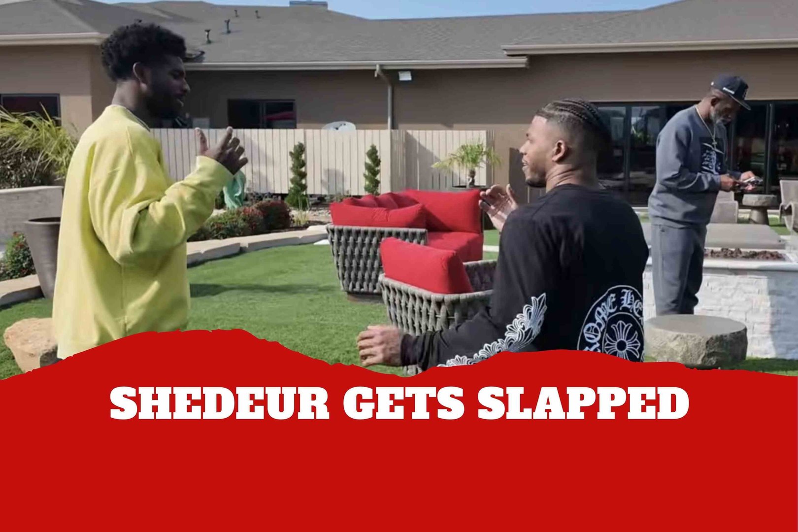 Got him good! Shedeur Sanders gets slapped by Shilo Sanders in front of ...