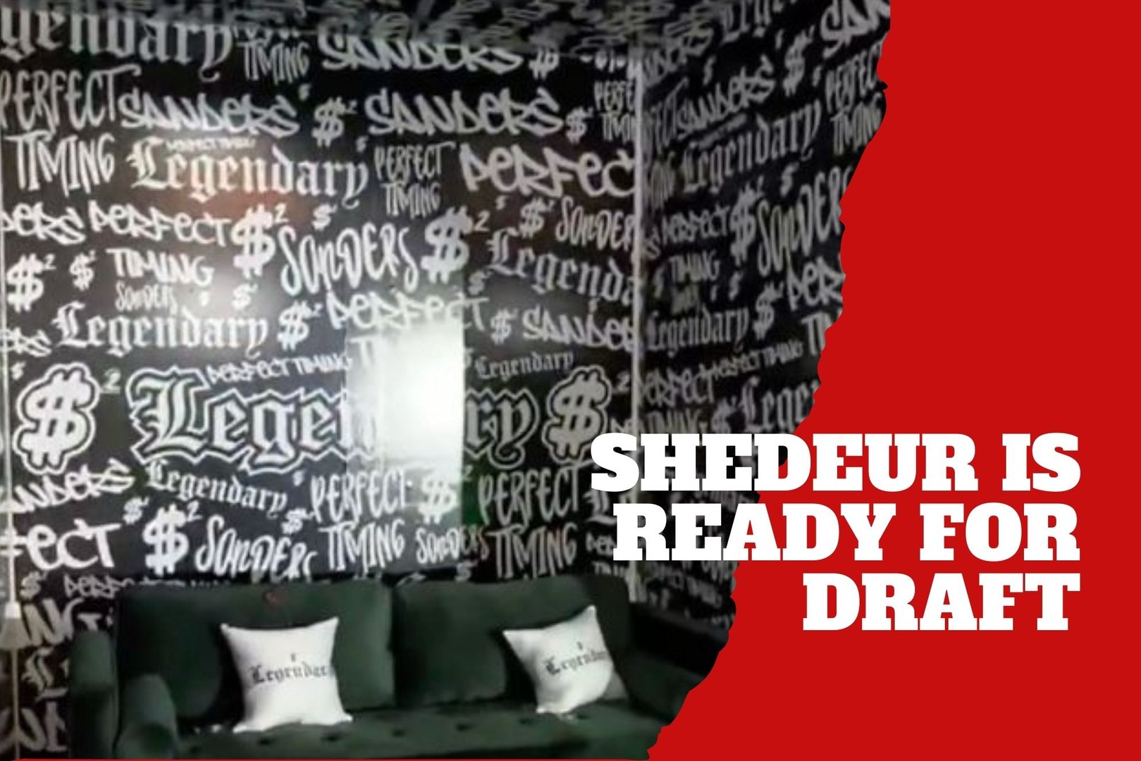 Shedeur Sanders creates the best draft room ever with a egocentric ...
