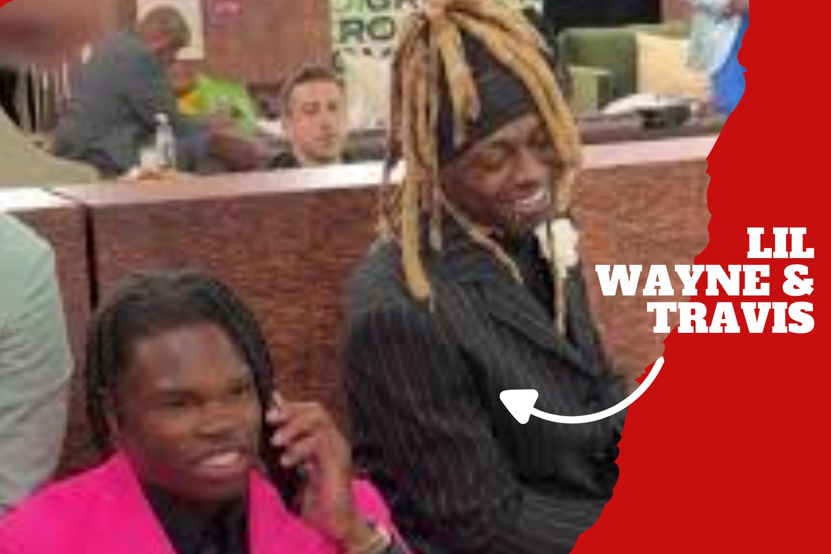 Travis Hunter alongside with Lil Wayne while he was called to the NFL ...