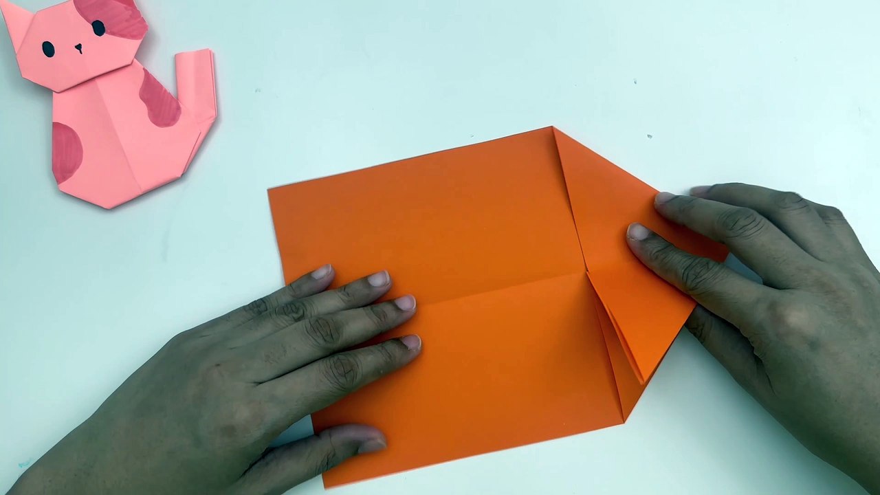 How To Make Easy Paper Cat For Kids / Nursery Craft Ideas / Paper Craft ...