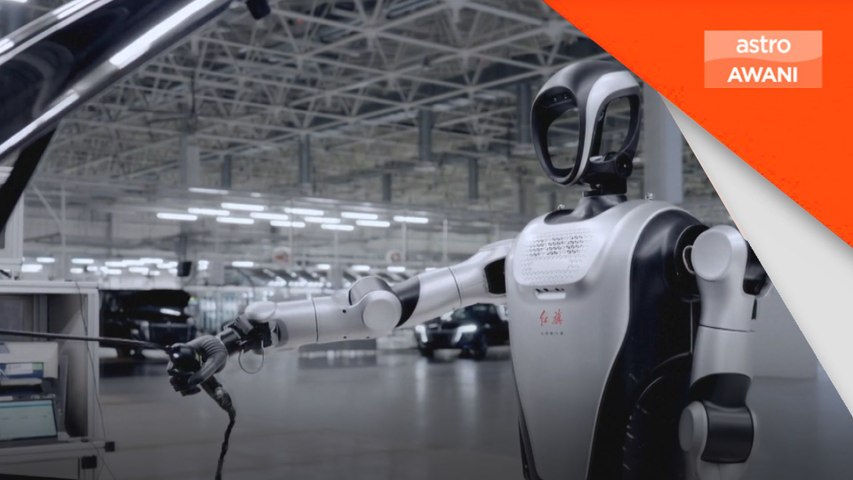 Robot humanoid kini lakukan kerja-kerja kilang di China | Astro Awani